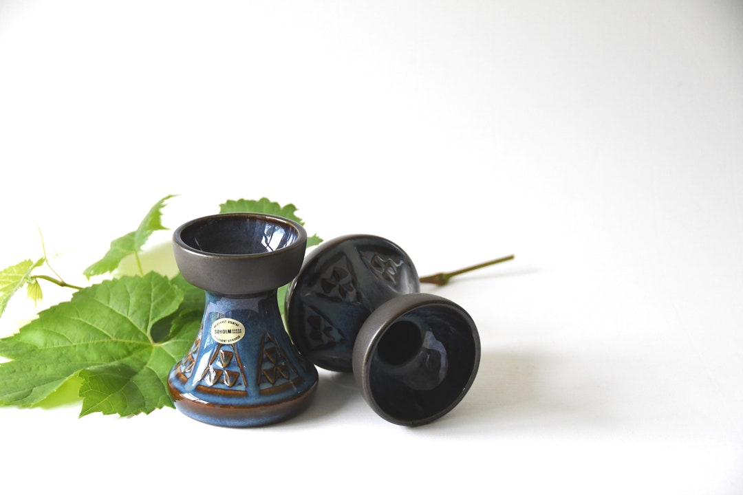 Danish Candleholders. Soholm Design by Maria Philippi. Set of Two ...