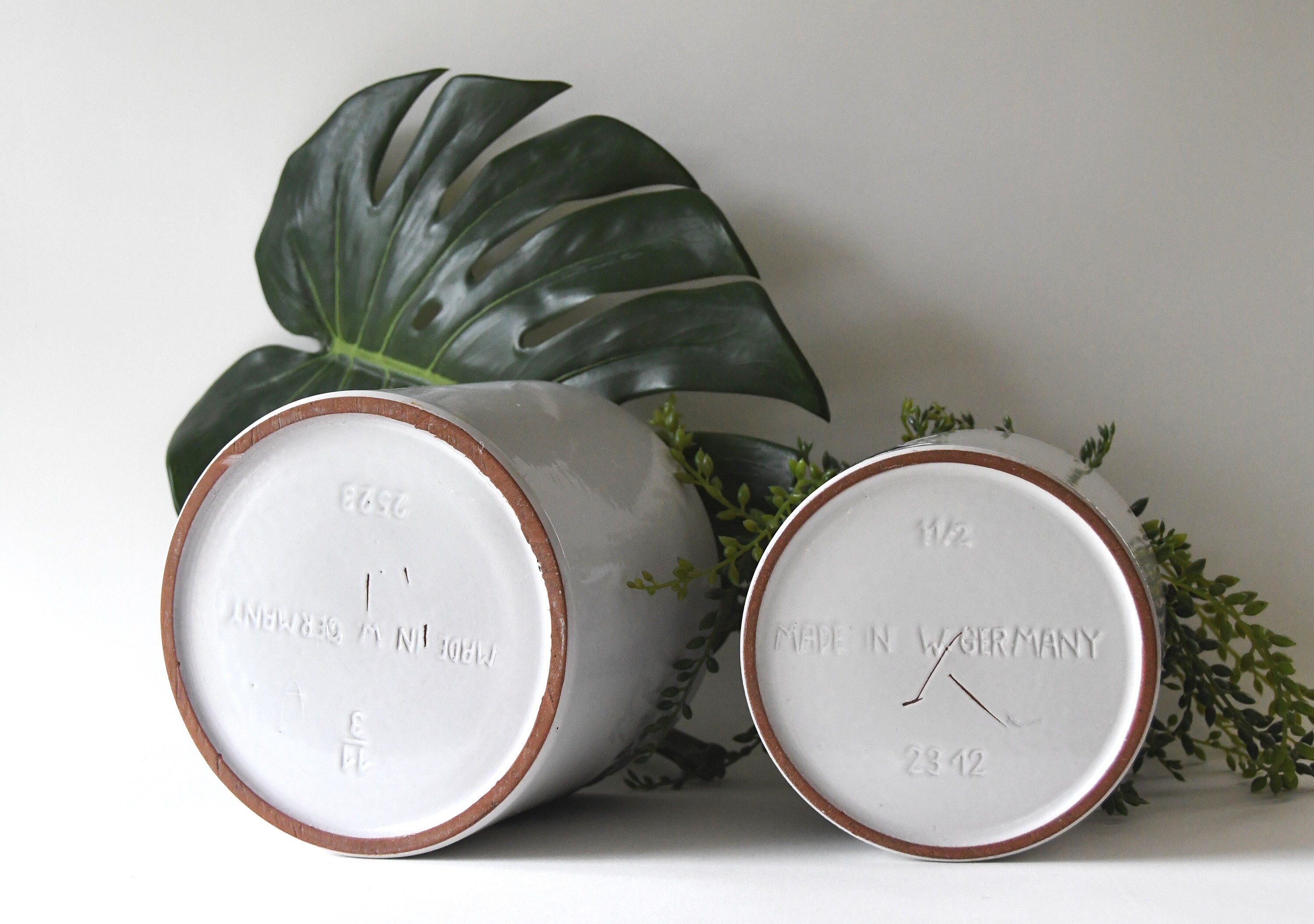 German Pottery Modernist Plant pots Vintage Decor West germany Marei ...