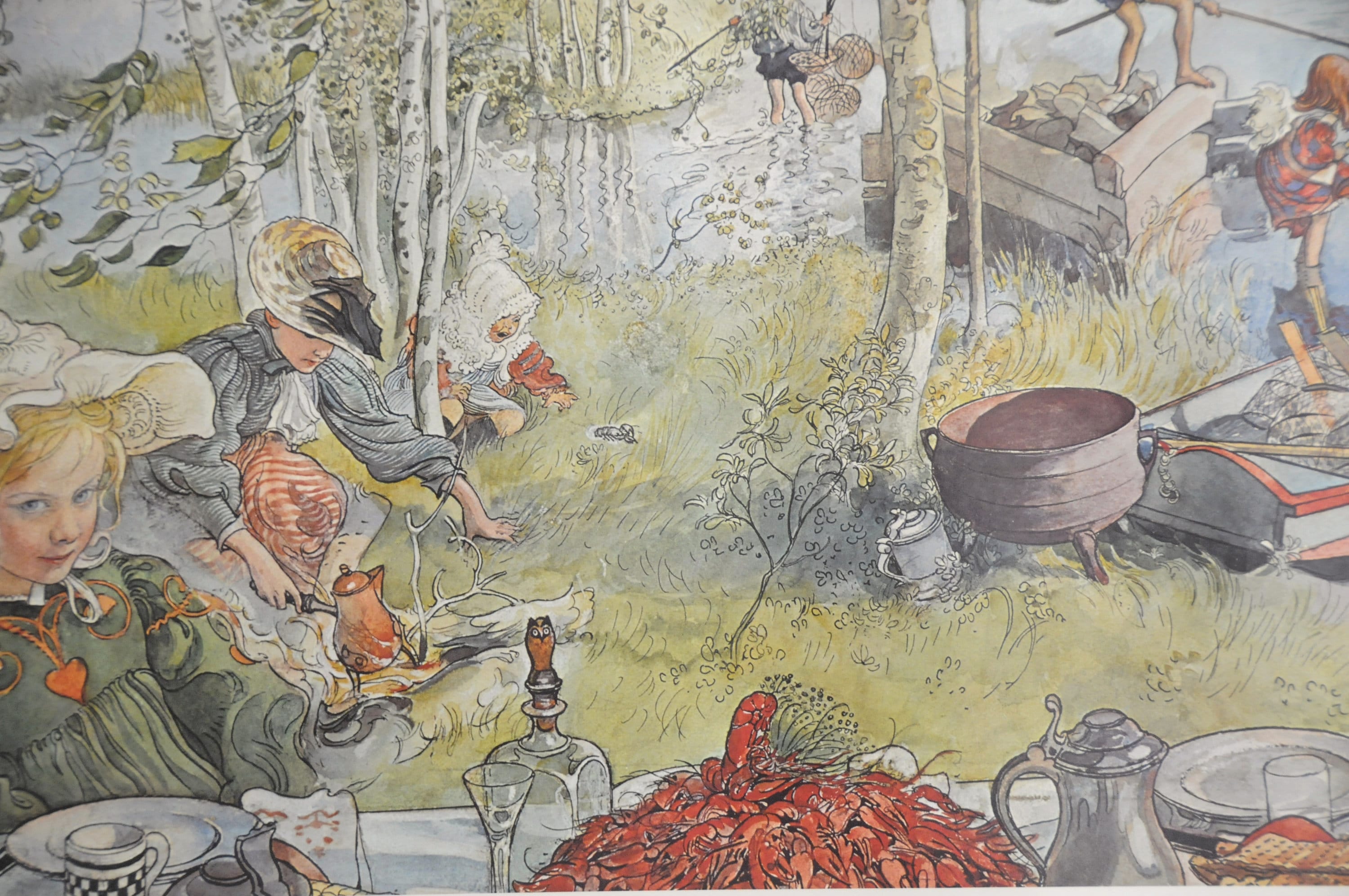 Carl Larsson Vintage Poster. Color Print. Awesome Spring Decor ...