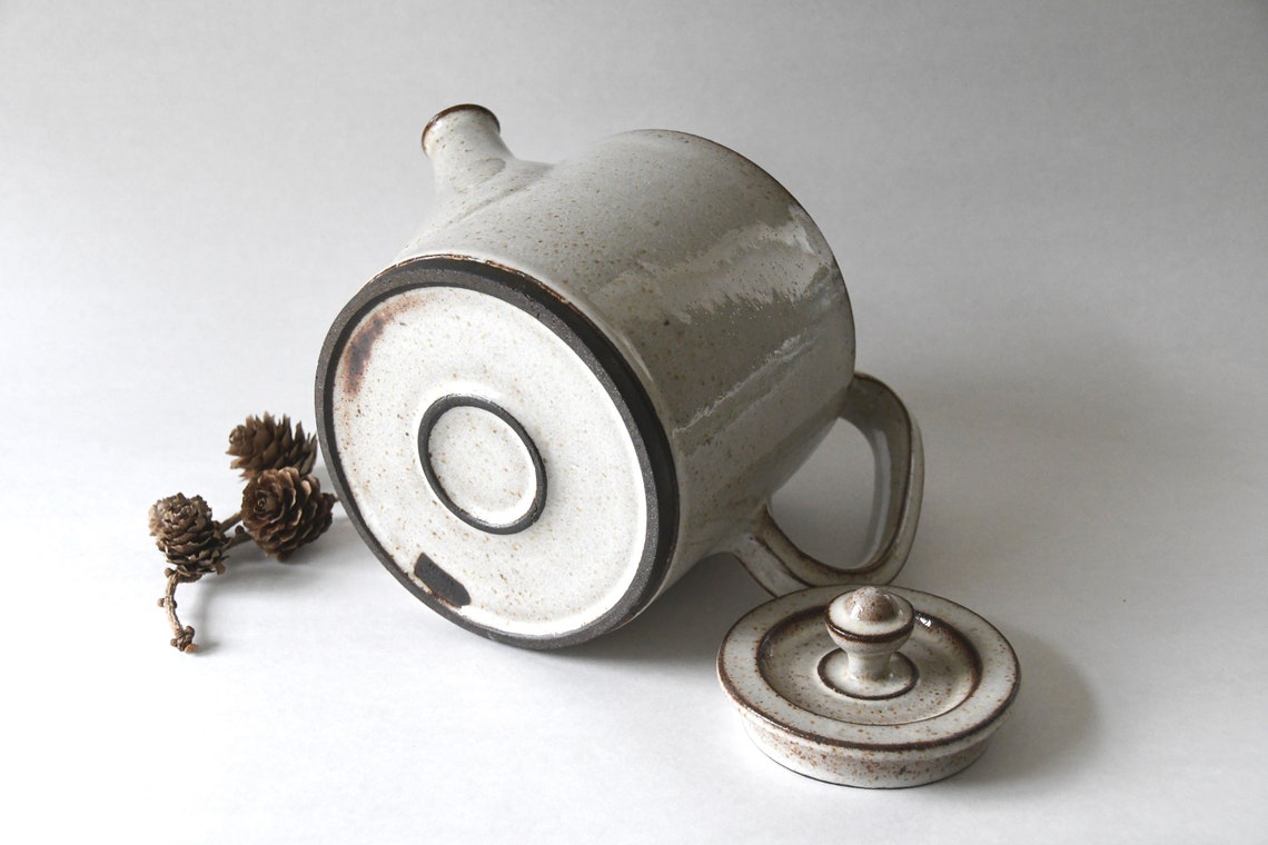 Scandinavian Teapot. Danish Modern Design. Rustic Stoneware. STOGO ...