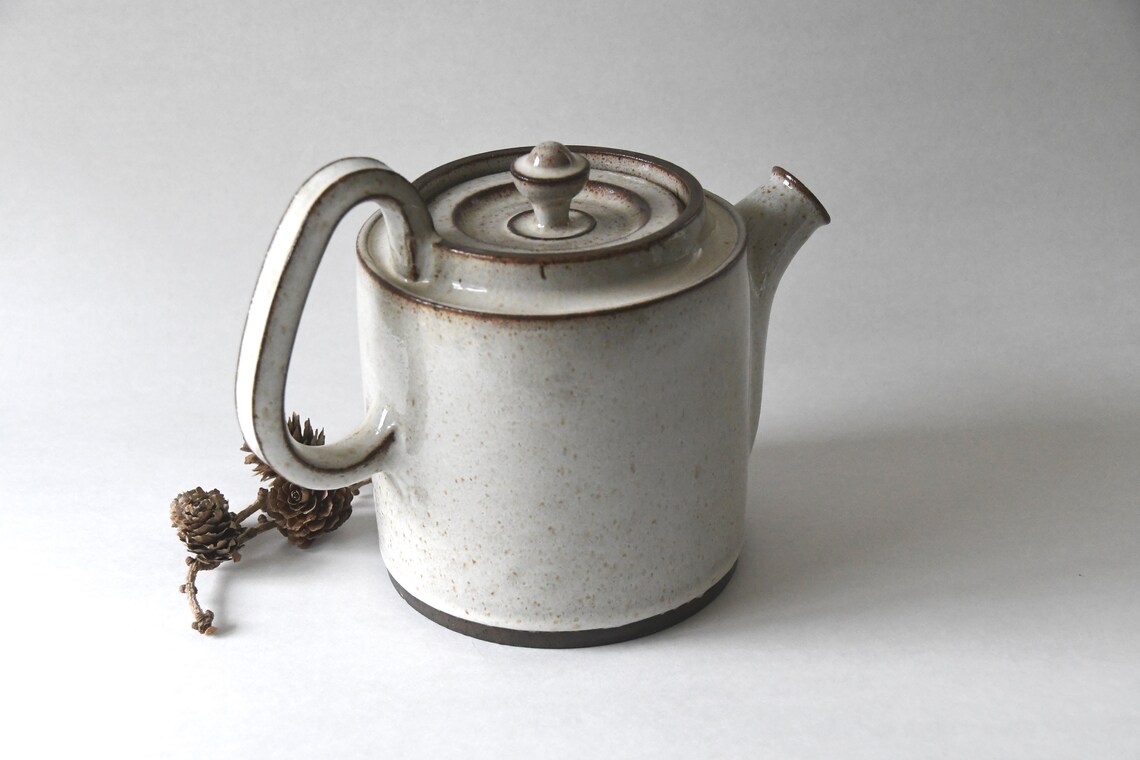 Scandinavian Teapot. Danish Modern Design. Rustic Stoneware. STOGO ...