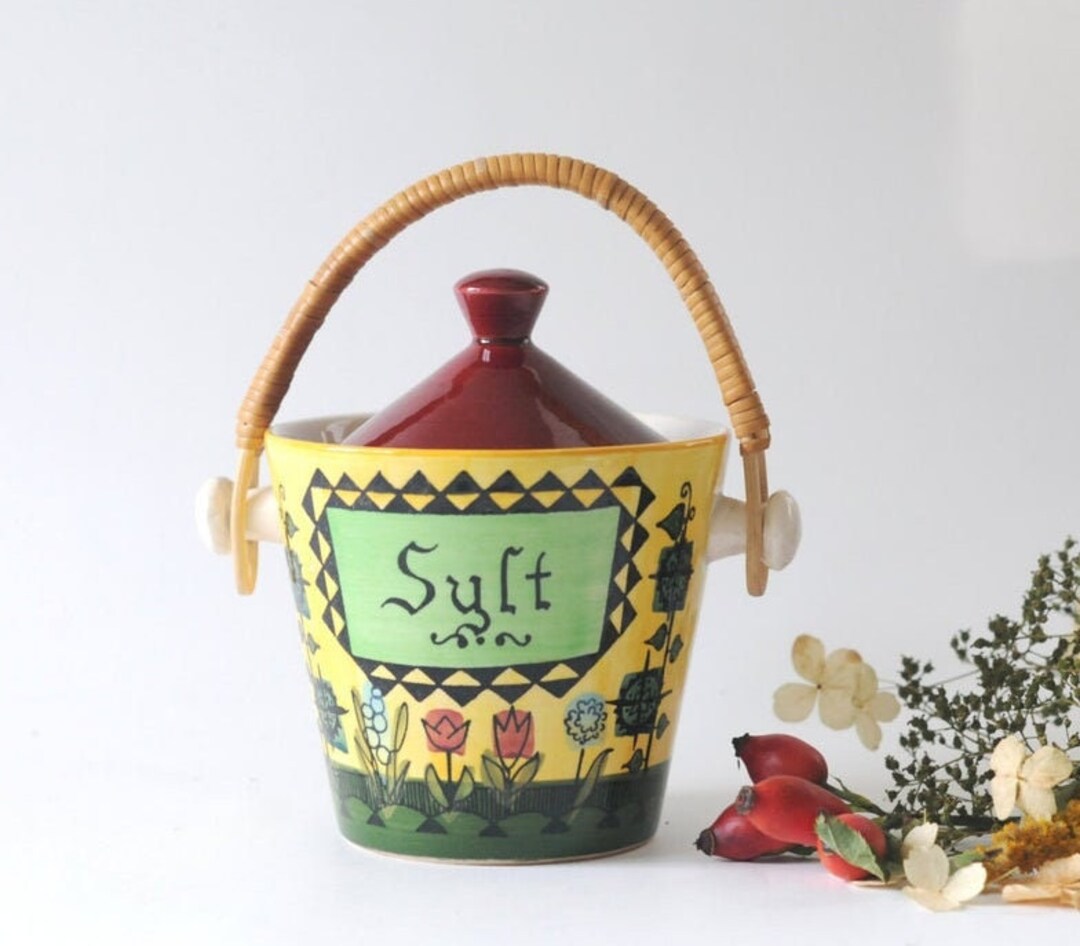 Swedish Pottery. Marmelade Jar by Deco in Helsingborg. Collectible Jar ...