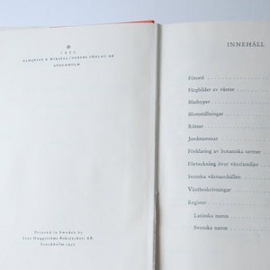 Vintage Flora Book With 120+ Color Illustrations, Flower Field Guide ...