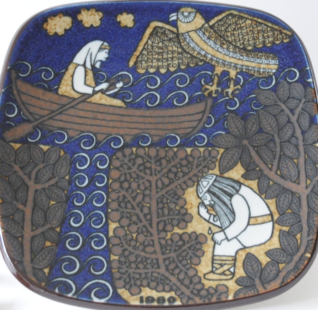 Arabia Finland Kalevala Wall Plate by Raija Uosikkinen. Kalewala Annual ...