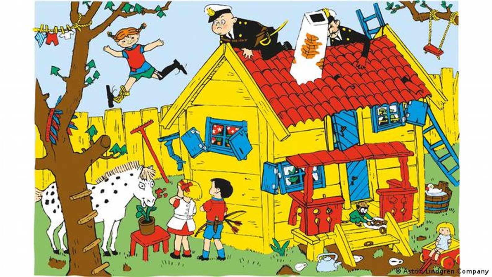 Pippi Longstocking House. Astrid Lindgren Collectible Vintage - Etsy