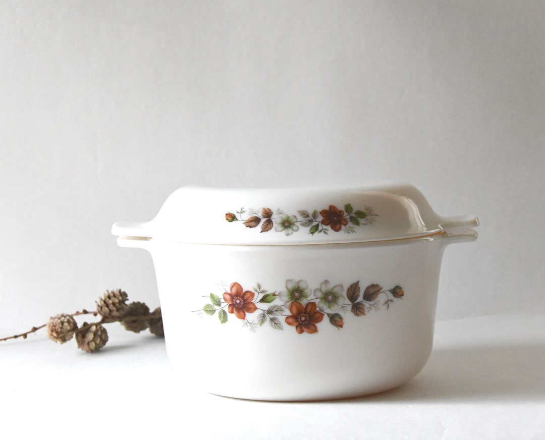 Pyrex Large Stove Top/ Casserole With Lid. Ligne Decor, France. Vintage ...