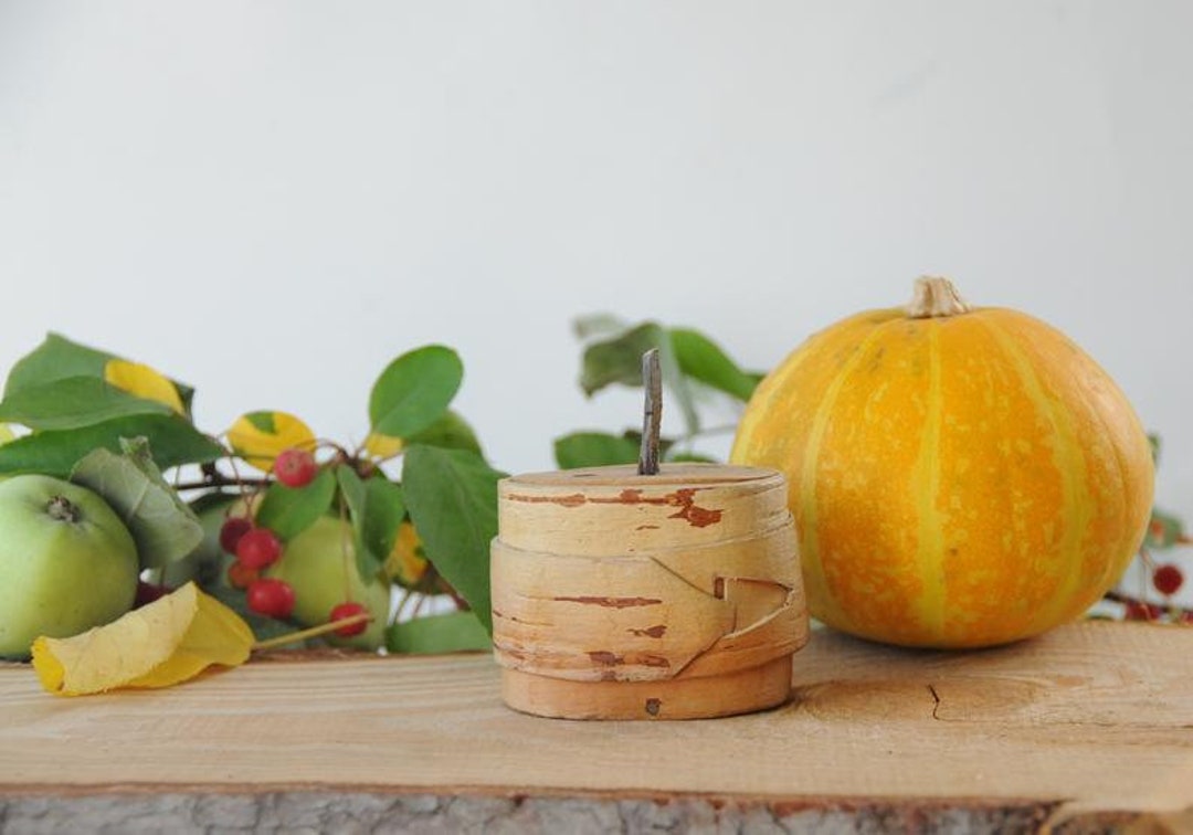 Birch Bark Box. Norwegian Näver Folk Art. Native Bark Work. Snuff Box ...