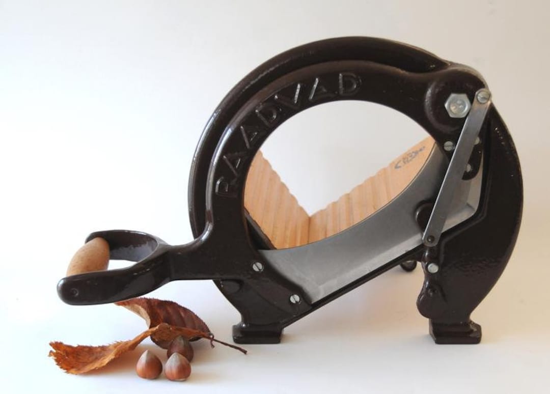 Danish Bread Slicer Raadvad Denmark. Black Breadslicer. Vintage ...