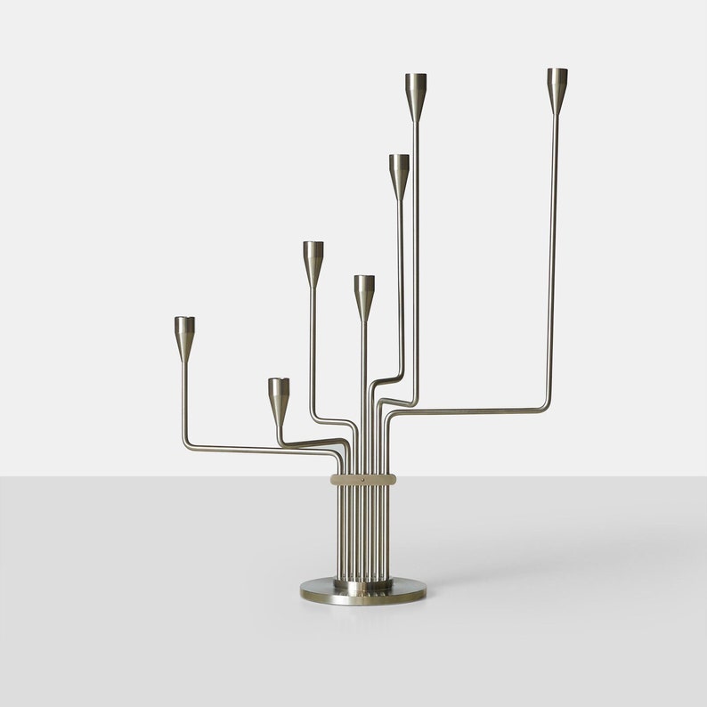 Piet Hein Candlelabra, Bear Candlestick Holder. Karlsvognen. Vintage ...