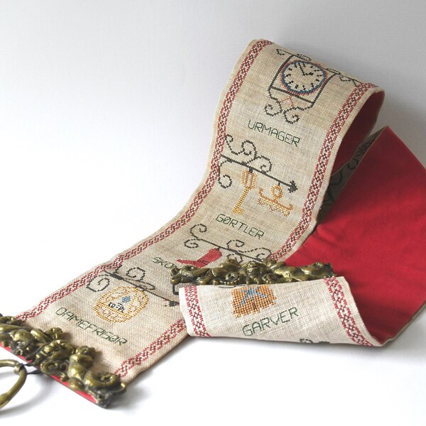 Cross Stitch Bell Pull - Etsy