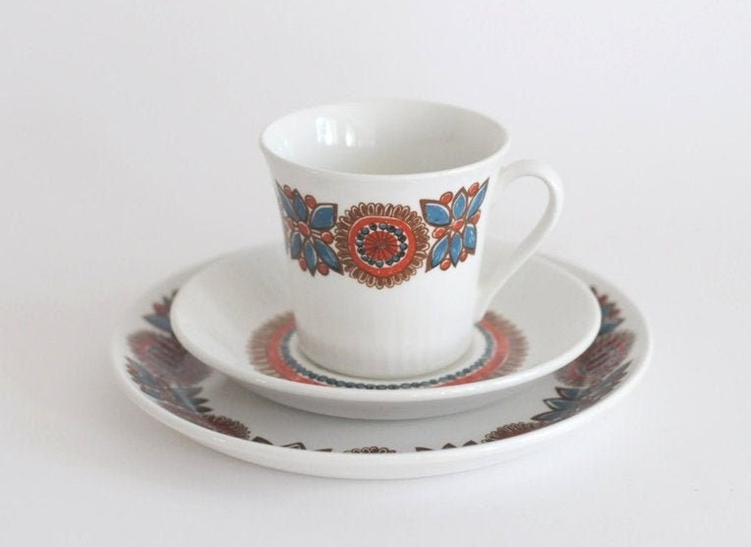 Turi Gramstad Oliver for Figgjo Flint, Norway. ASTRID Coffee Trio - Cup ...