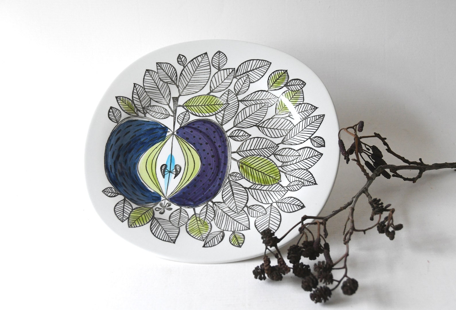 Swedish Rorstrand. Dinner Plate. EDEN Design by Sigrid - Etsy