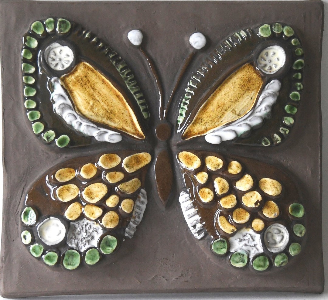 Swedish Modern Buterfly Wall Hanging by Annika Kihlman for Jie Gantofta ...