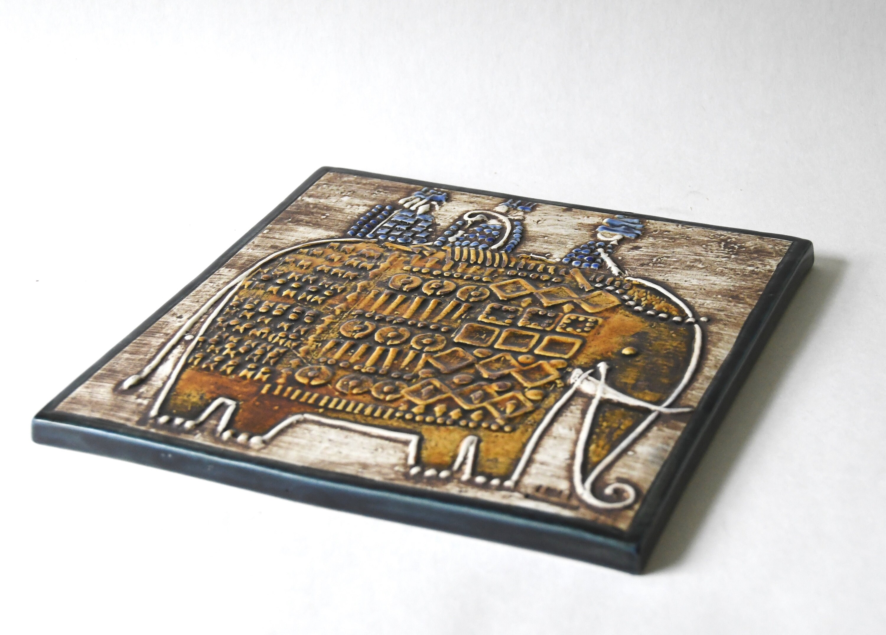 Beautiful Lisa Larson ELEPHANT Tile. Wall Plaque Gustavsberg - Etsy