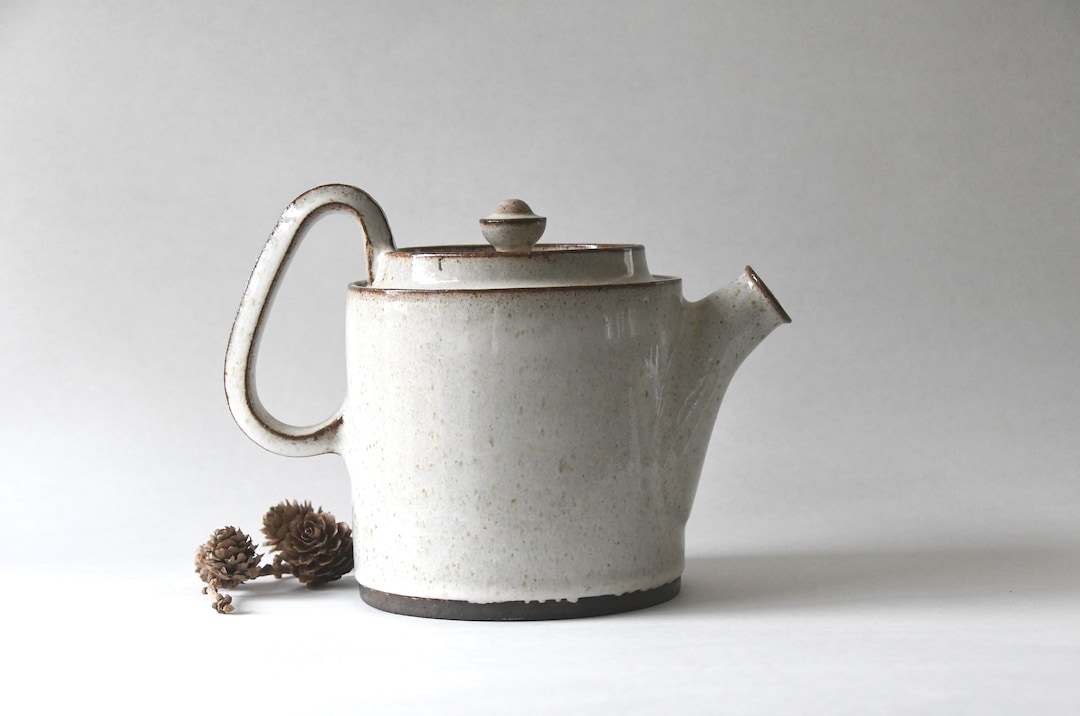 Scandinavian Teapot. Danish Modern Design. Rustic Stoneware. STOGO ...