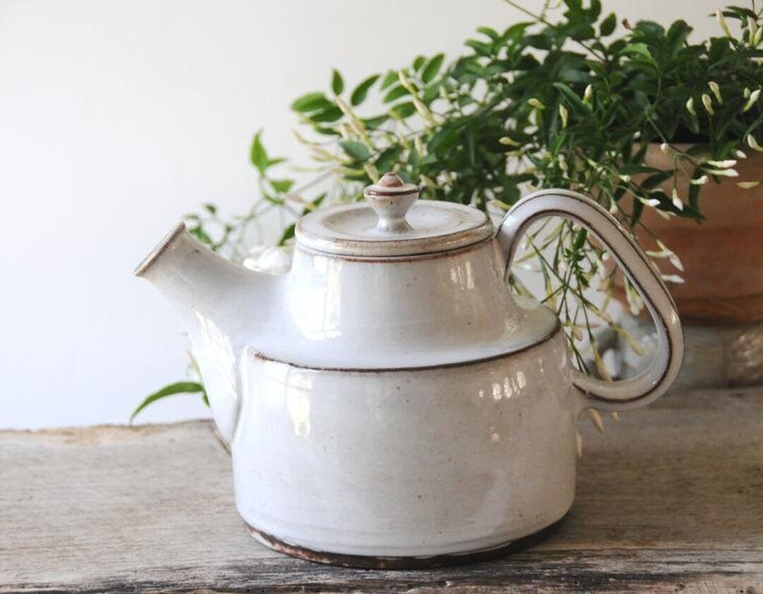 Scandinavian Tea Pot. Danish Modern Stoneware. STOGO. Design by Herluf ...