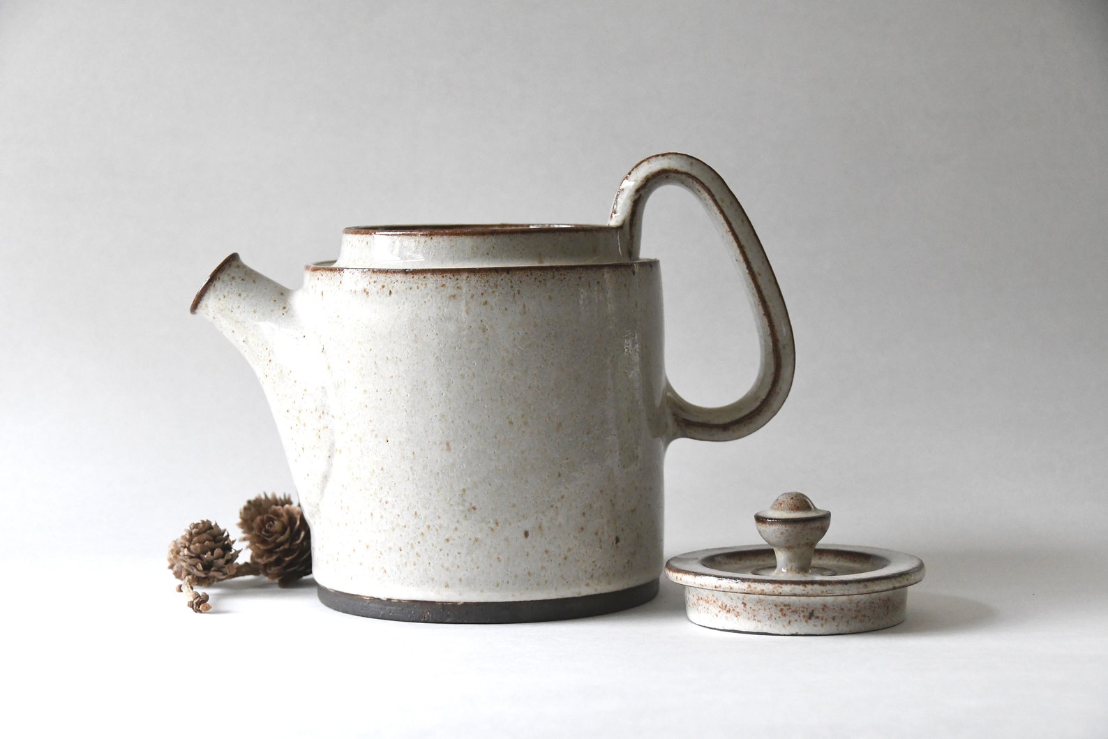 Scandinavian Teapot. Danish Modern Design. Rustic Stoneware. STOGO ...