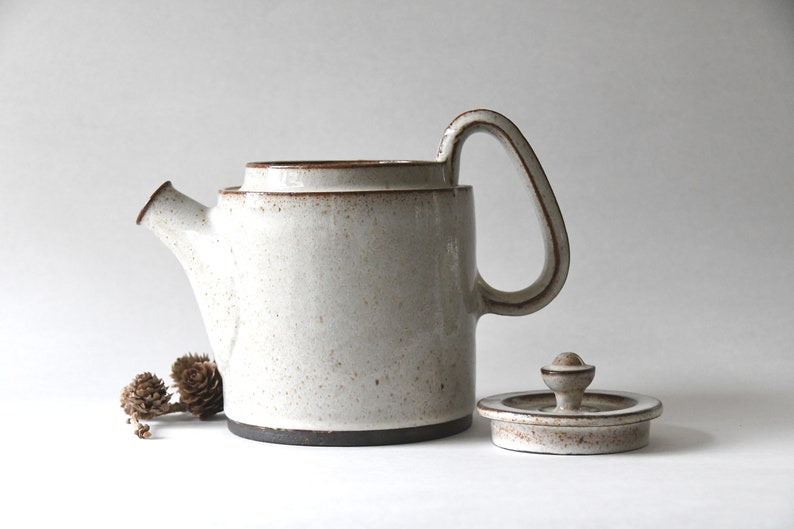 Scandinavian Teapot. Danish Modern Design. Rustic Stoneware. STOGO ...