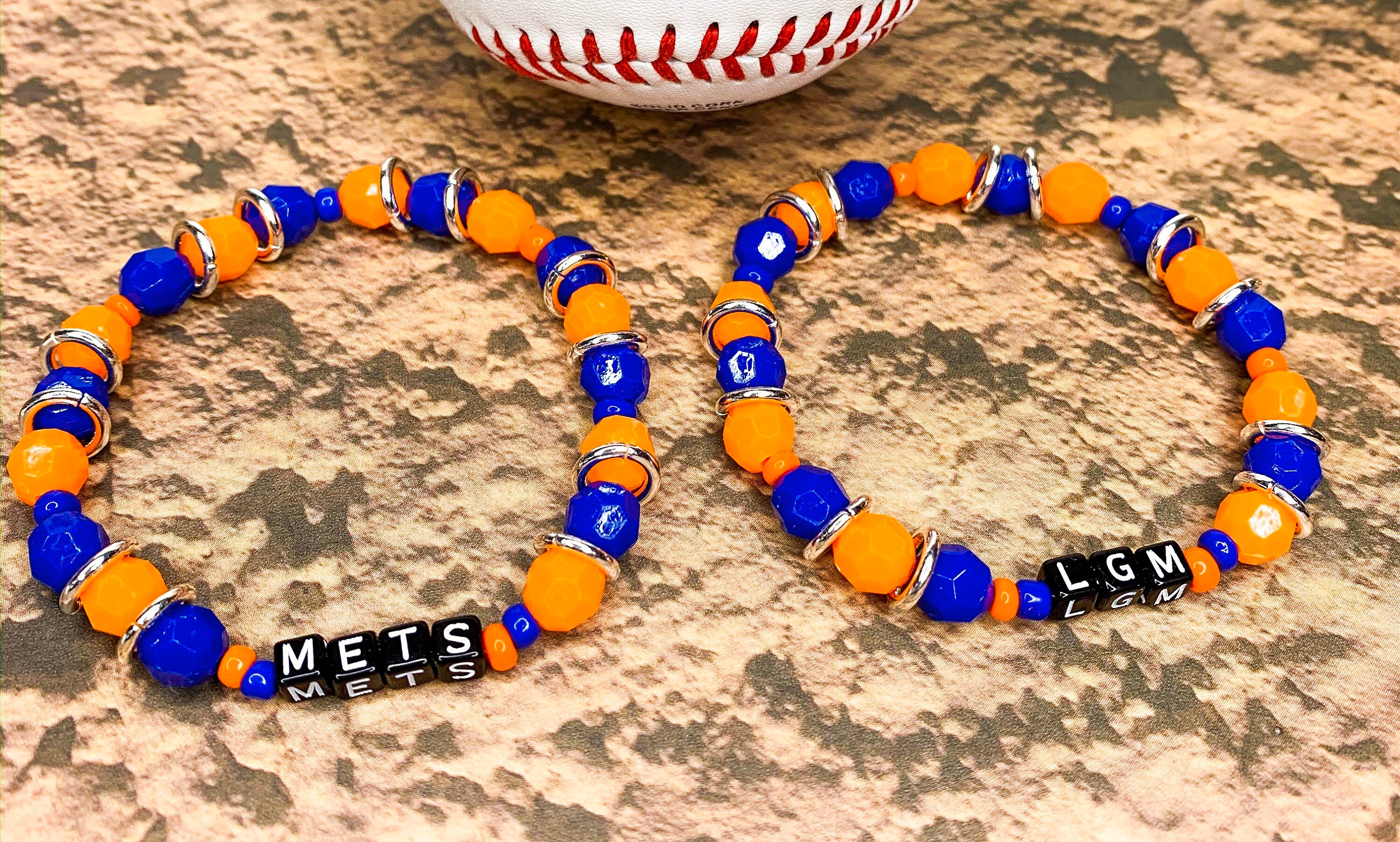 Mets Custom Handmade Bracelet L G M / G K R | Etsy