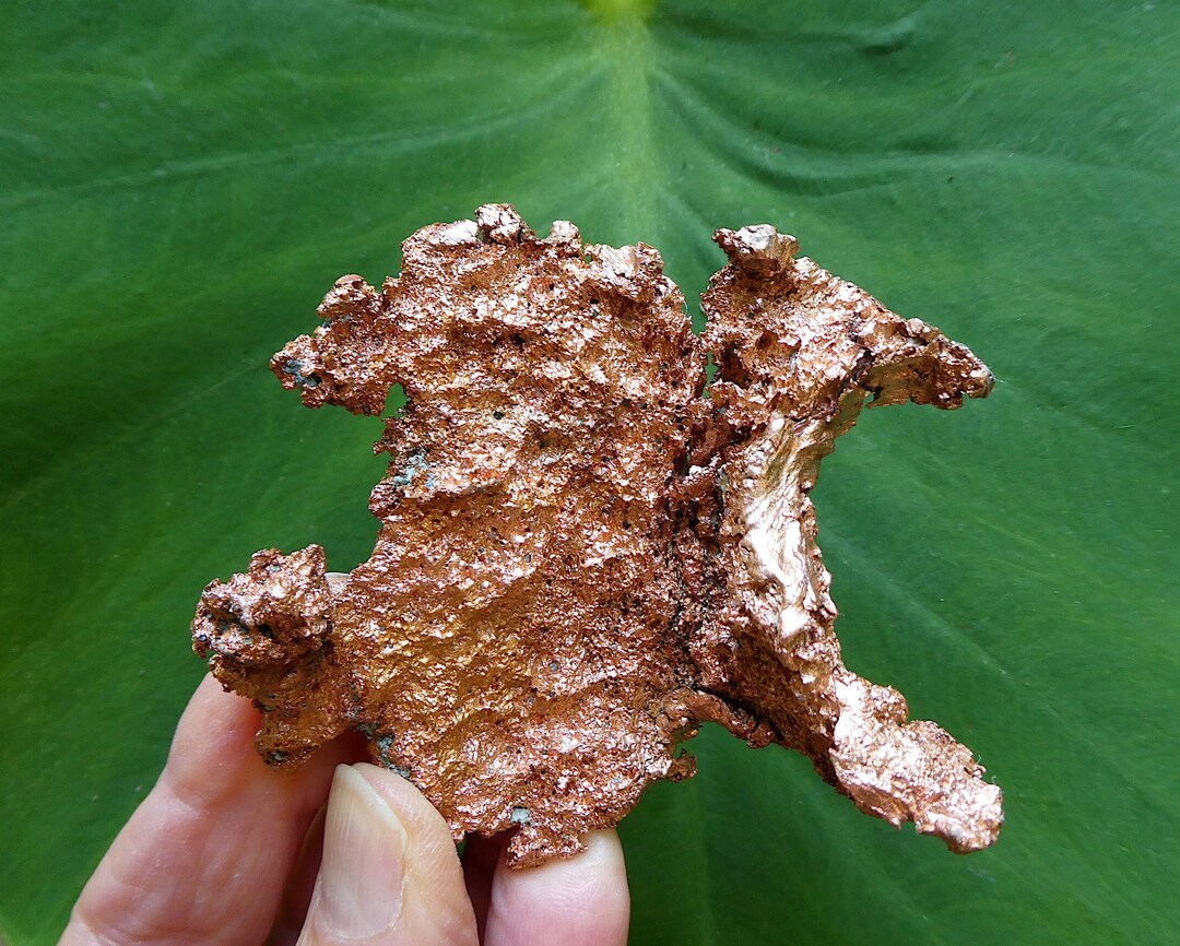 Raw Native Copper, Native Copper Nugget From Michigan, Mineral Specimen ...