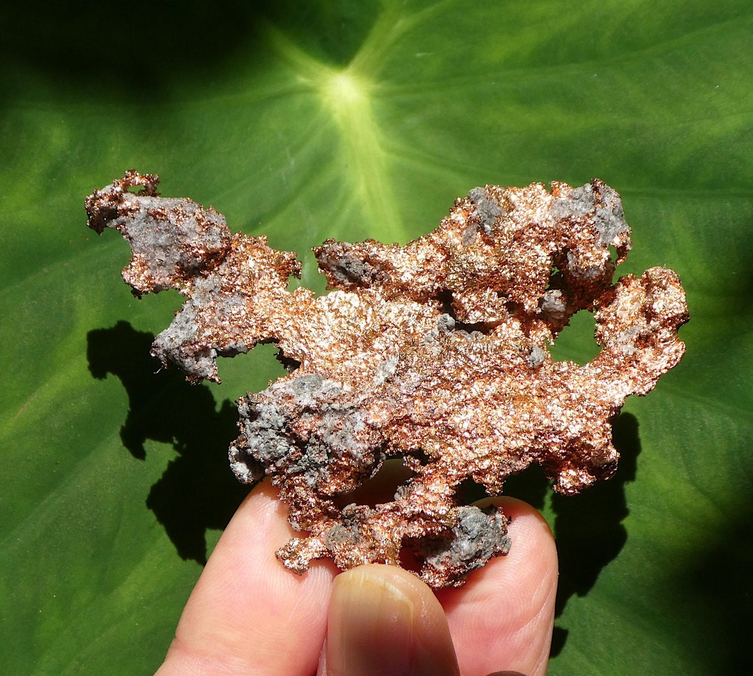 Raw Native Copper, Copper Nugget From Michigan, Mineral Specimen ...