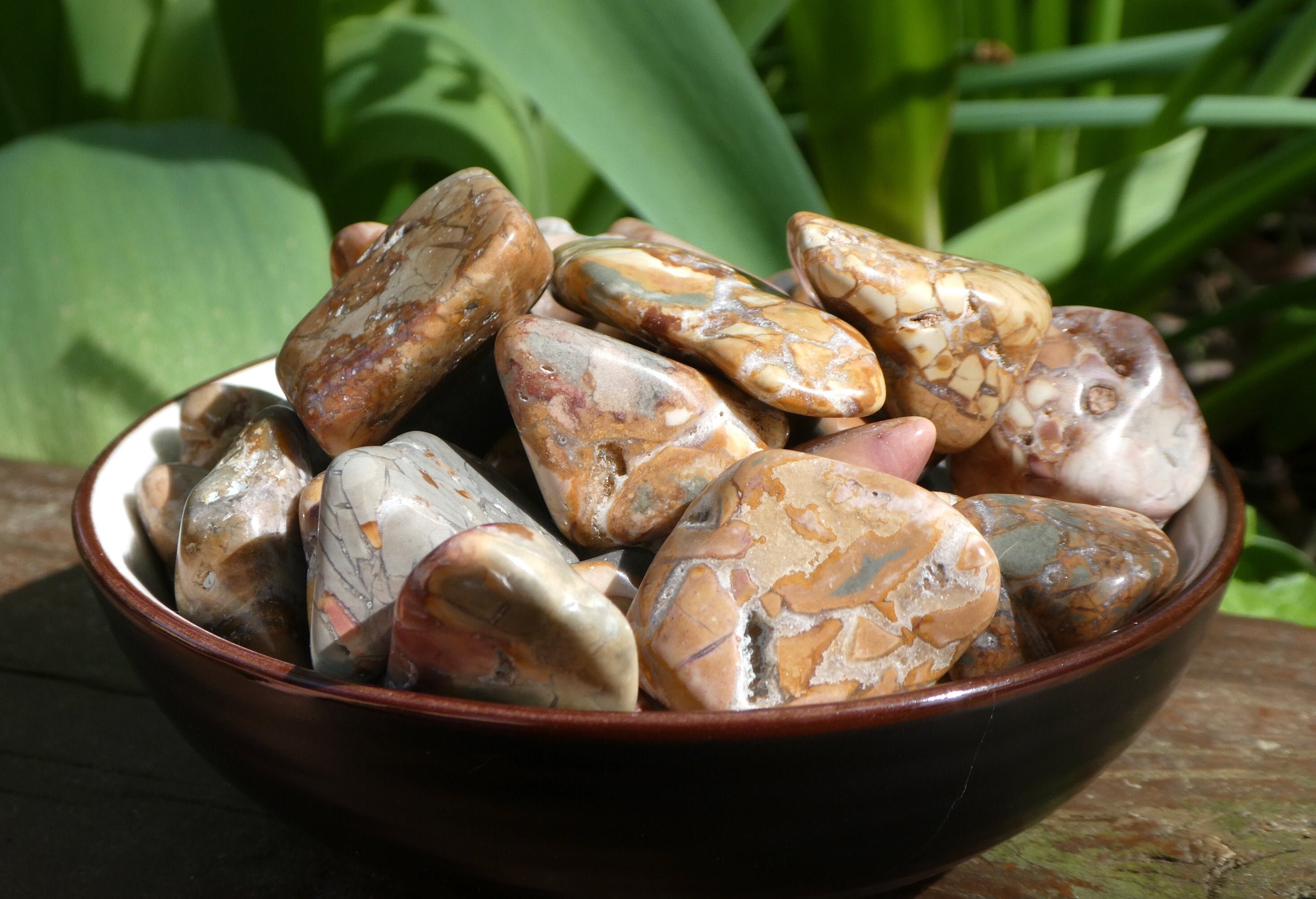 Ibis Jasper Tumbled Stones Ibis Jasper Crystal Polished Ibis | Etsy