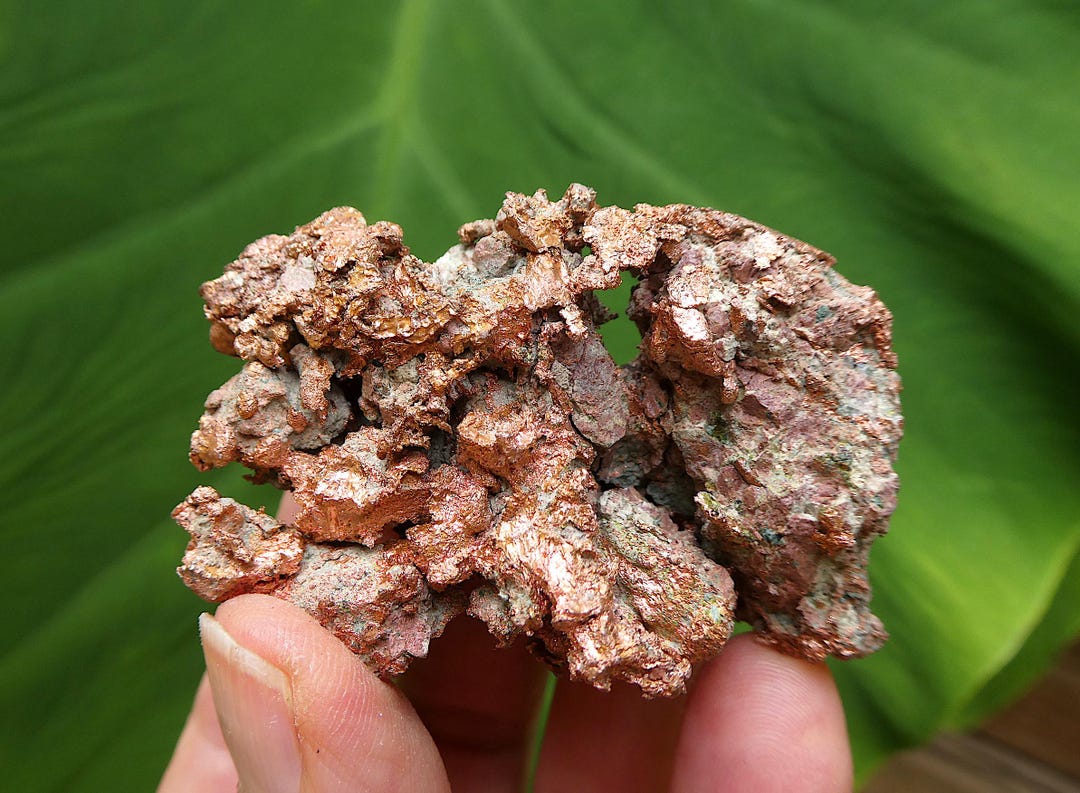 Raw Native Copper, Copper Nugget From Michigan, Mineral Specimen ...