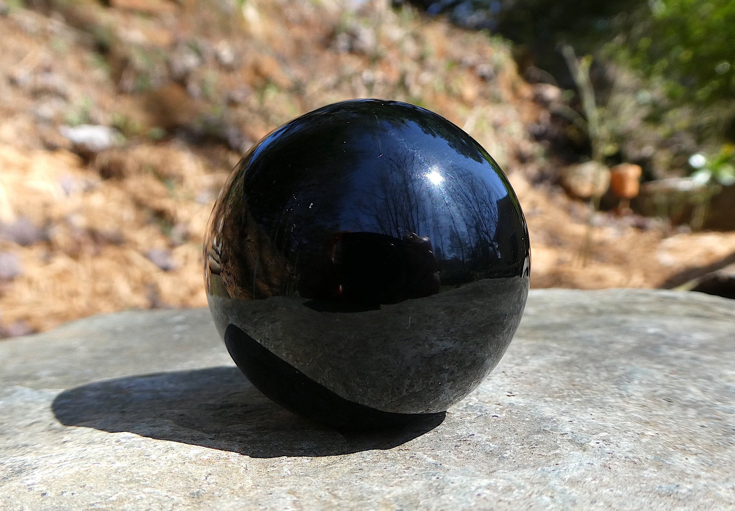 Black Obsidian Sphere Obsidian Ball Obsidian Crystal Sphere | Etsy