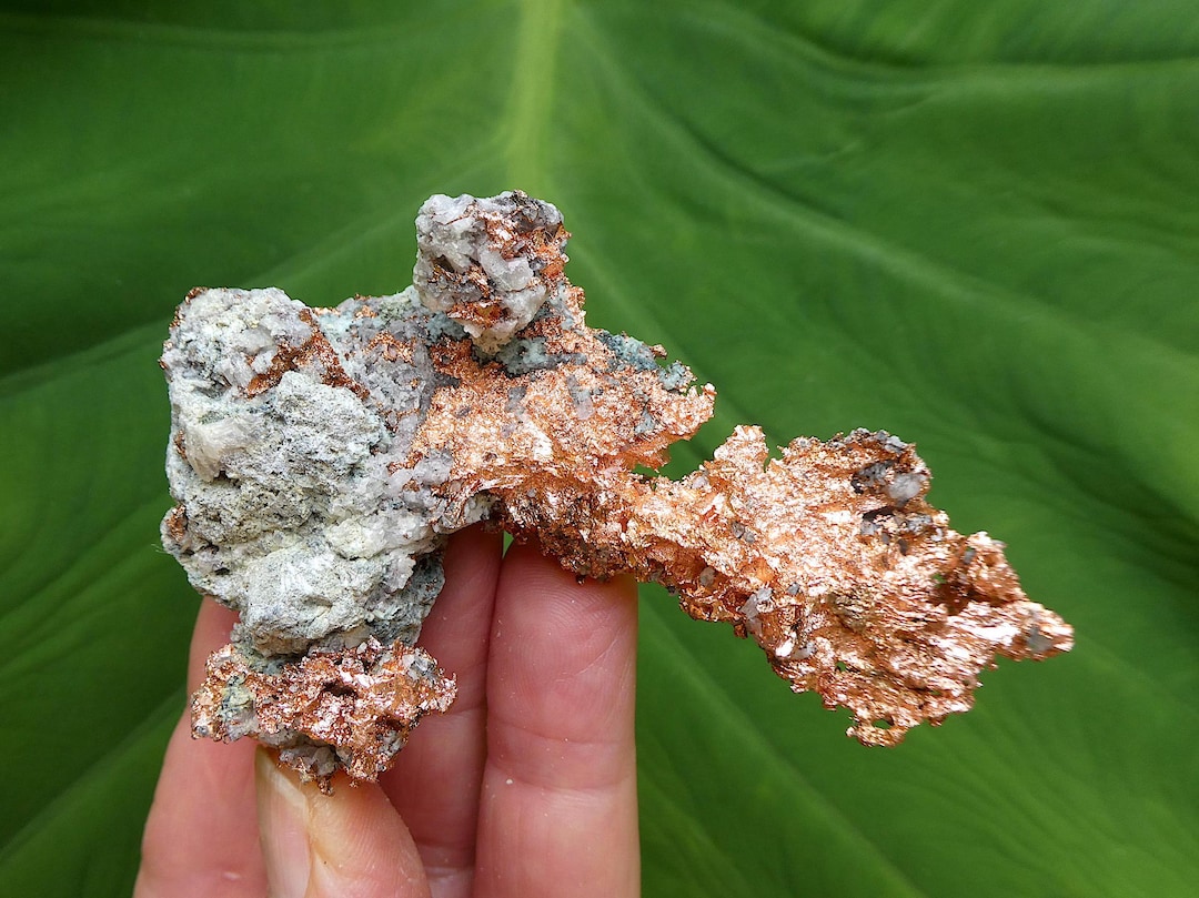 Raw Native Copper, Copper Nugget From Michigan, Mineral Specimen ...