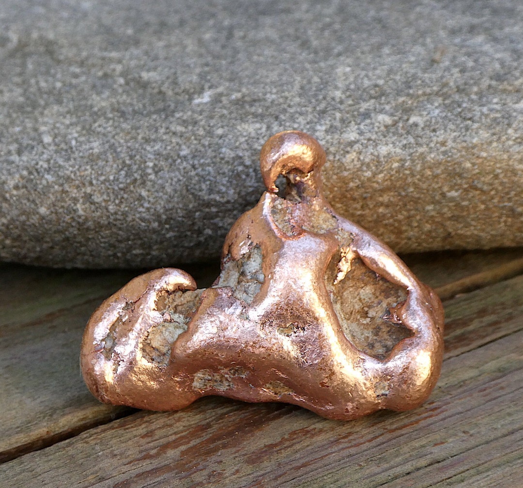 Raw Copper Nugget, Native Copper Nugget From Michigan, Mineral Specimen ...