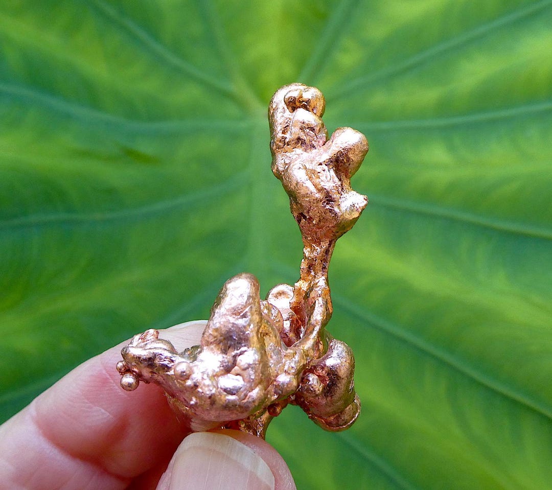 Native Copper Nugget From Michigan, Mineral Specimen, Free Form Copper ...