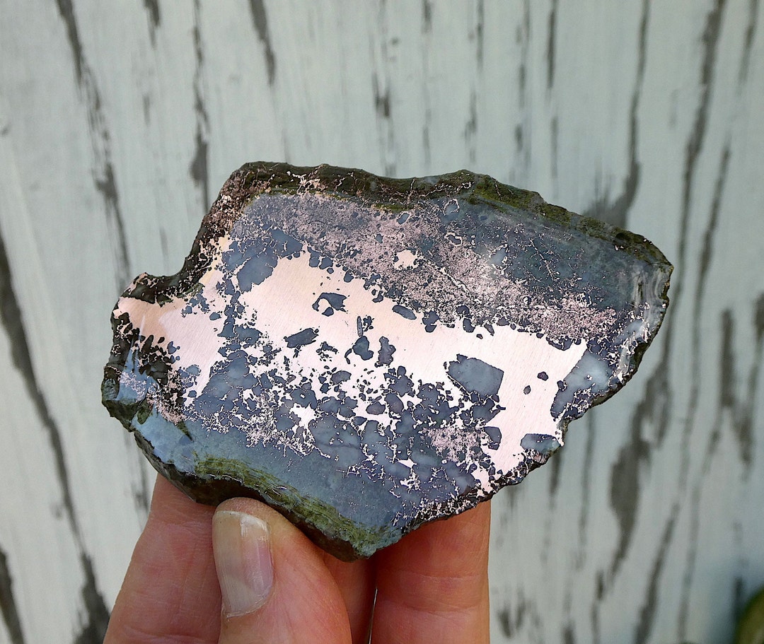 Copper Ore Slab From Michigan, Mineral Specimen, Copper Piece - Etsy