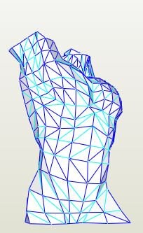 Man Body in Papercraft - Etsy