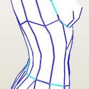 Woman Body in Papercraft 2 - Etsy