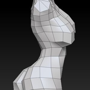 Woman Body in Papercraft 4 | Etsy