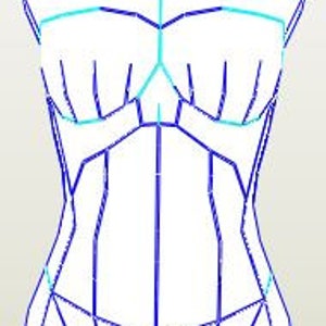 Woman Body in Papercraft 2 - Etsy