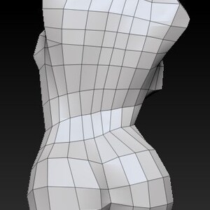 Woman Body in Papercraft 4 | Etsy