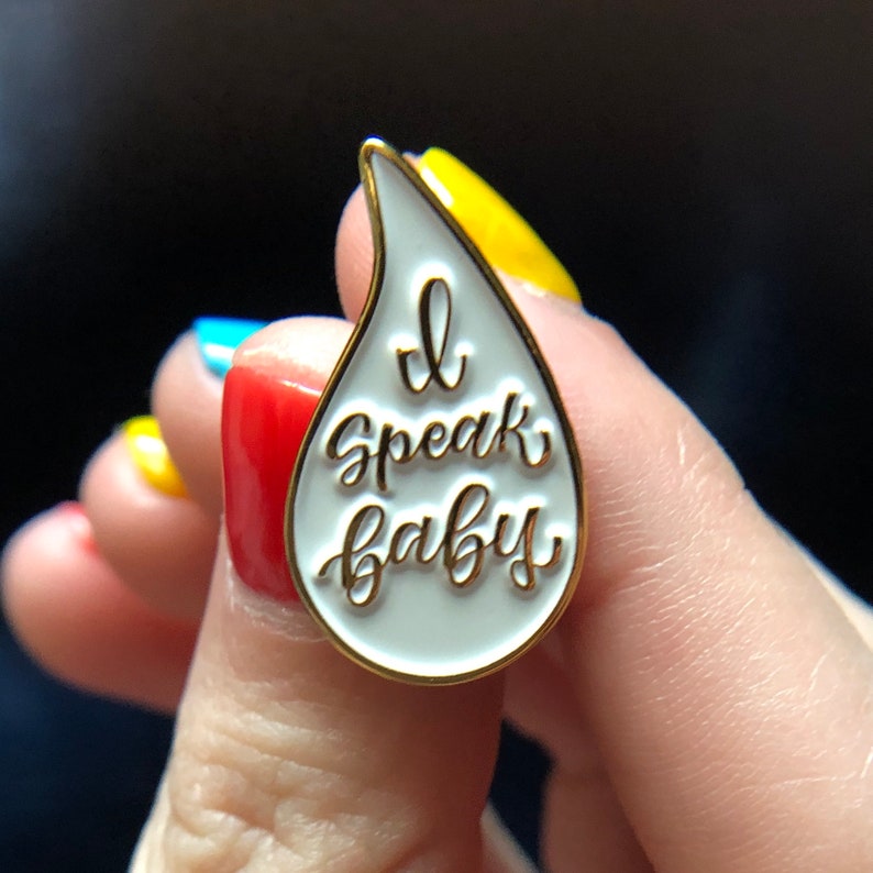 I Speak Baby Enamel Pin Breastfeeding Pins Mom Pins - Etsy