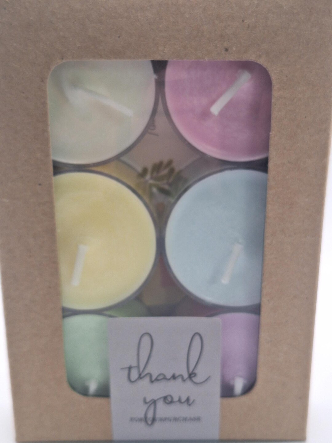Hand Poured Soywax Tealights in Assorted Pastel Shades . Great for ...