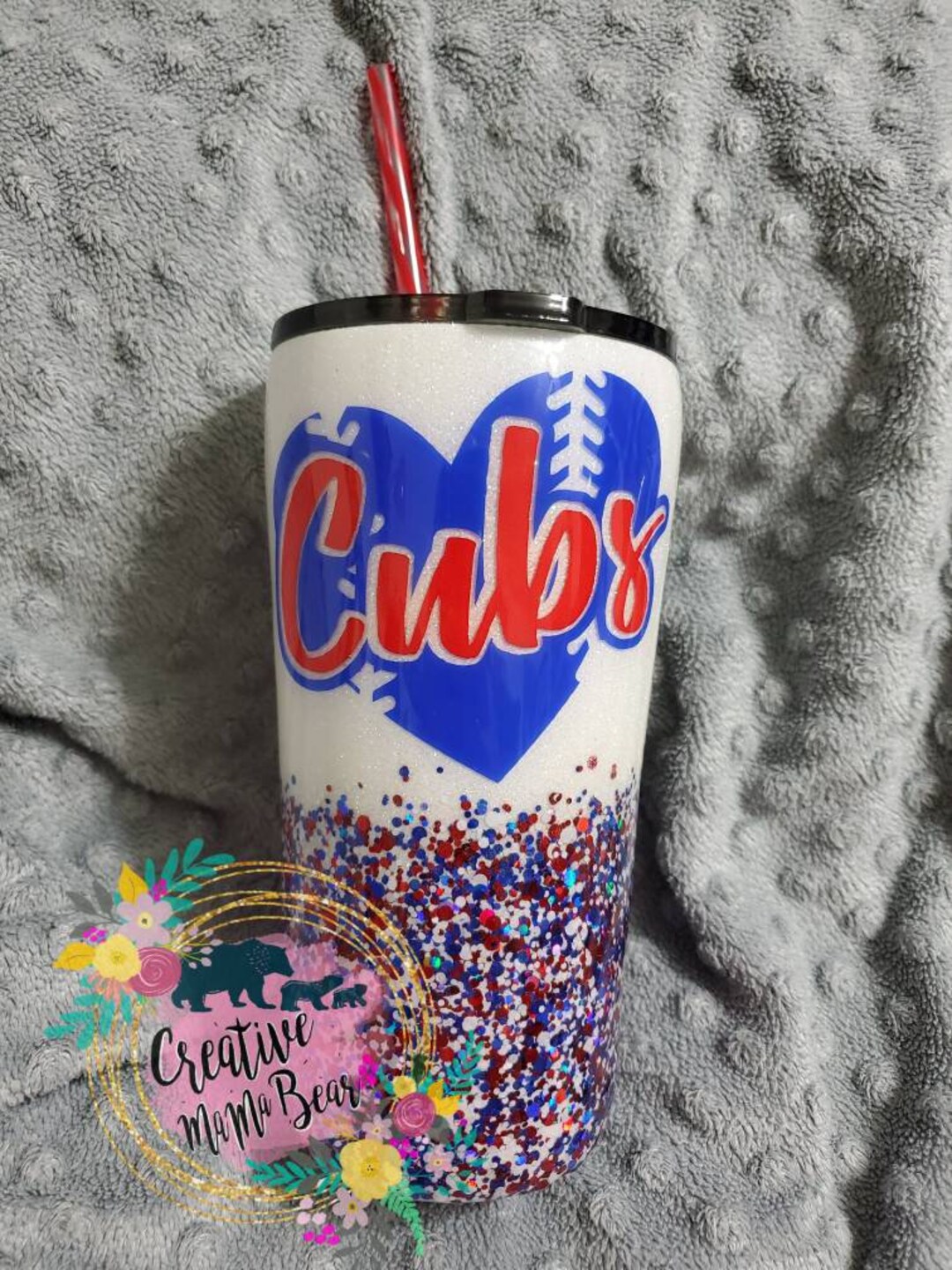 Chicago Cubs Tumbler Holy Cow Cubbies - Etsy