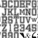 Black Varsity Letters Digital Clipart | Printable Varsity Alphabet ...