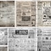 Vintage Dictionary Paper Overlay Set 26 Antique Printable Transparent ...