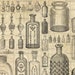 Vintage Bottles and Jars Set 2 | Antique Bottle Clipart PNG Files ...