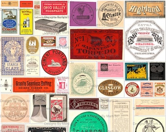 Miscellaneous Labels Printable - Etsy