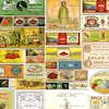 Vintage Baking Powder and Yeast Labels | 35 Digital Vintage Food Labels ...