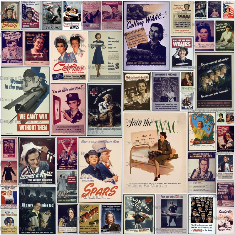 Patriotic Women Art Digital - Etsy