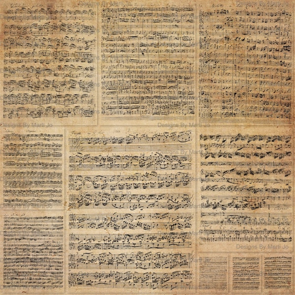 Handwritten Score Sheet Music - Etsy