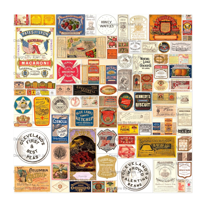 Vintage Food Label - Etsy