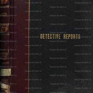 Vintage Police Report Book Covers | 25 Printable Police Record Book ...