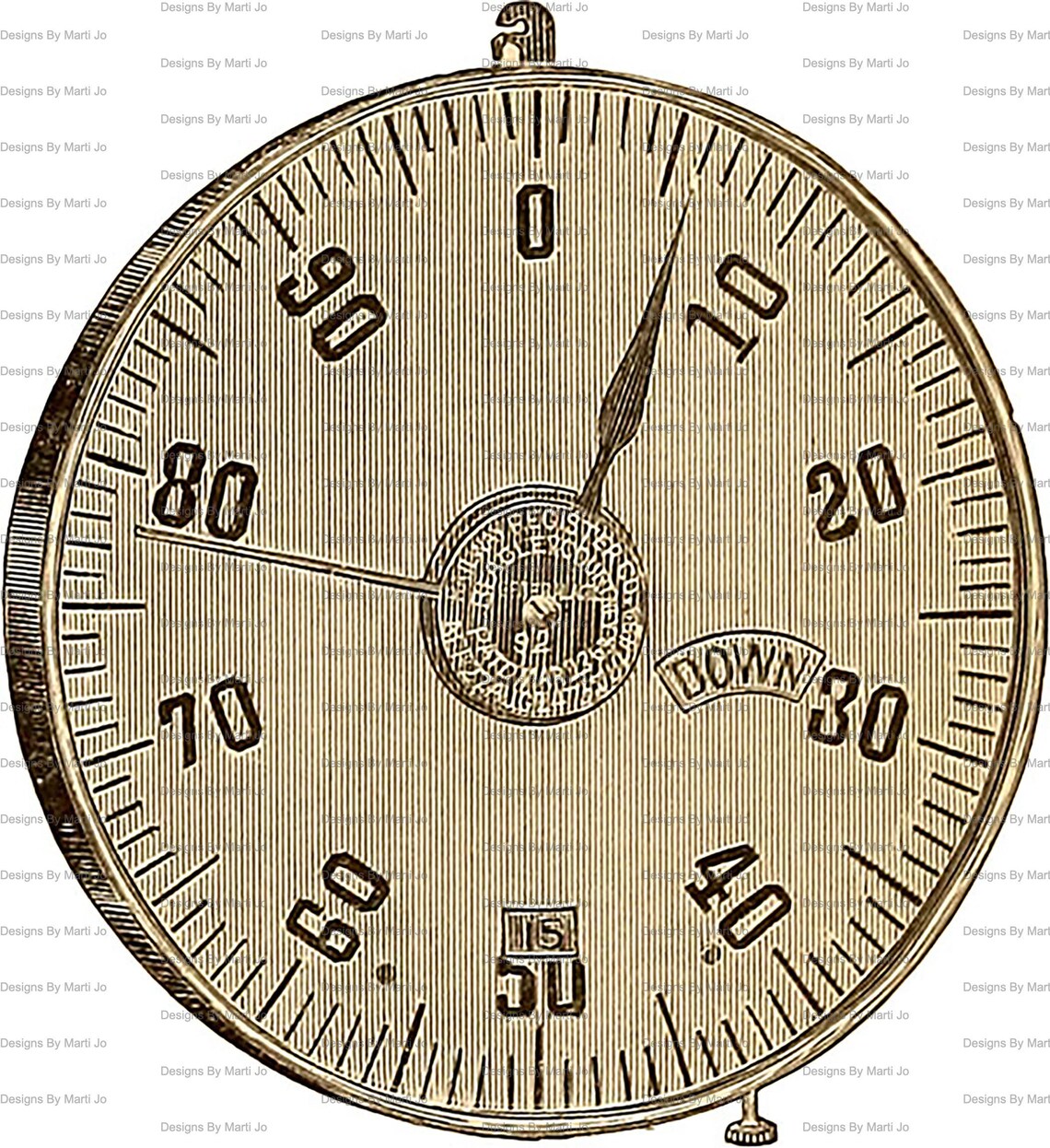 Printable Vintage Gauges | Vintage Steampunk Dials JPG and PNG Files ...